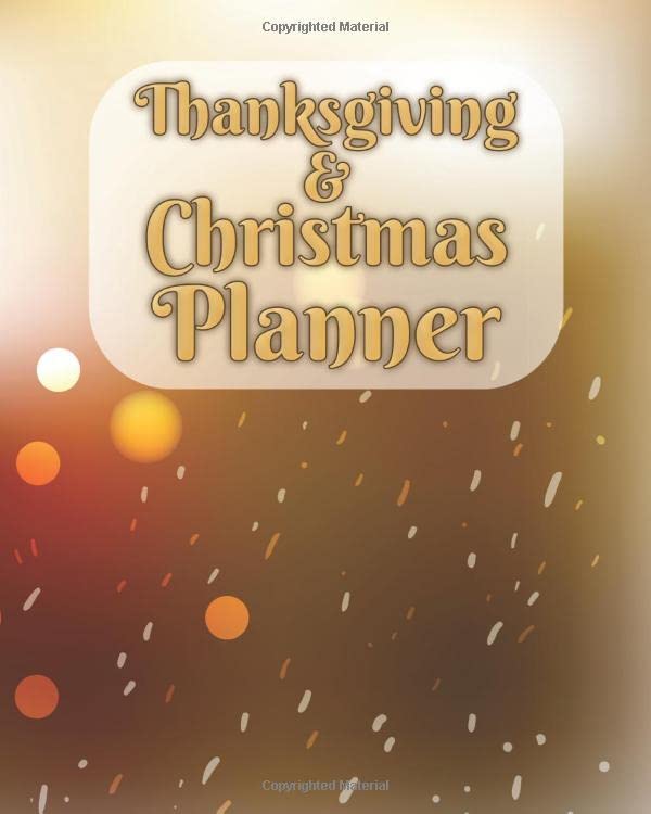 Thanksgiving & Christmas Planner: The Ultimate Journal Organizer for ...
