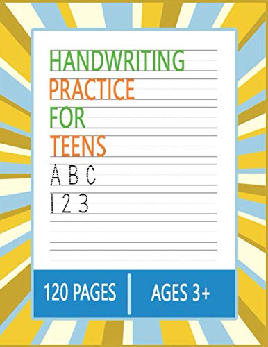 Handwriting Practice For Teens: The Big Book of Letter Tracing Practice ...