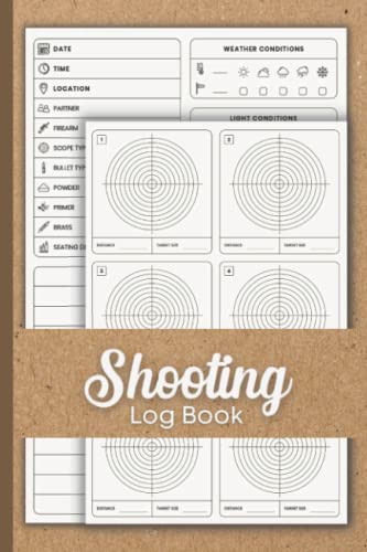 Shooting Log Book: Target Hand-loading Planner | Range Shooting Book ...