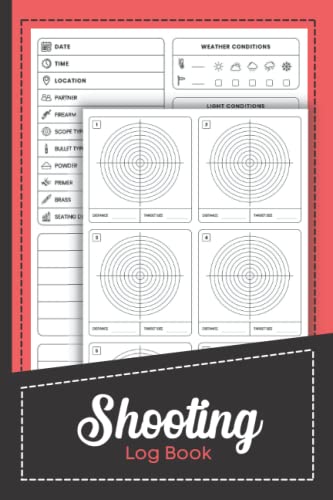 Shooting Log Book: Target Hand-loading Planner | Range Shooting Book ...