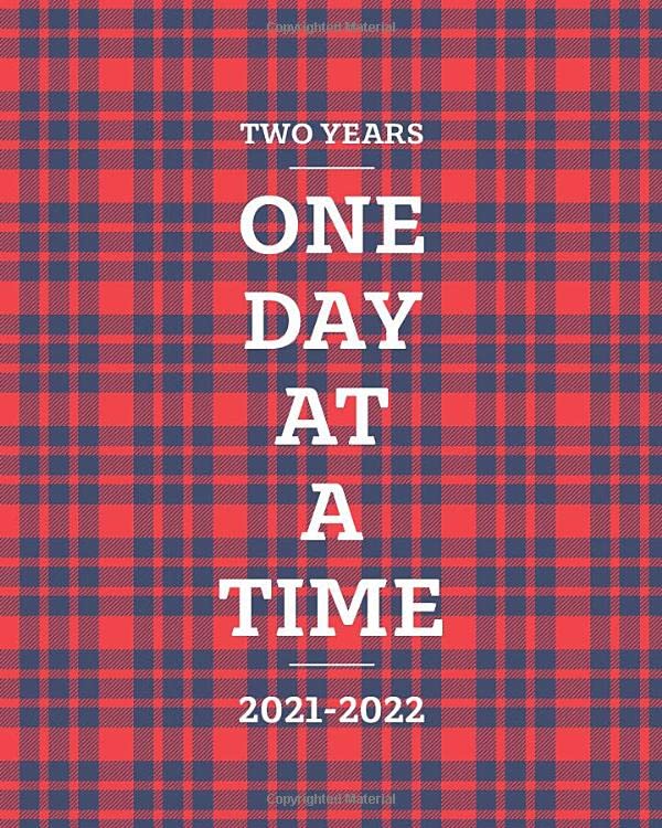2021-2022 Two Year Planner | Lumberjack Plaid One Day At A Time: 2-Year ...