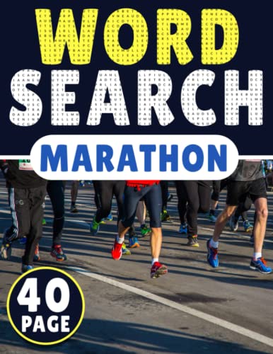 Marathon Word Search: 40 Page Of Word Search Puzzles, More Than 300 ...