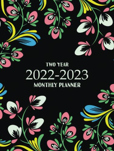 2022-2023 Monthly Planner: 2 Year Monthly Planner Calendar Schedule ...
