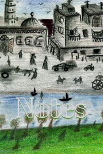 Notebook: Upper Egypt Scene Composition Notebook - 111 lined pages - 6 ...