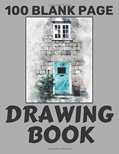 100 BLANK PAGE DRAWING BOOK: Notebook for Drawing, Writing Painting ...