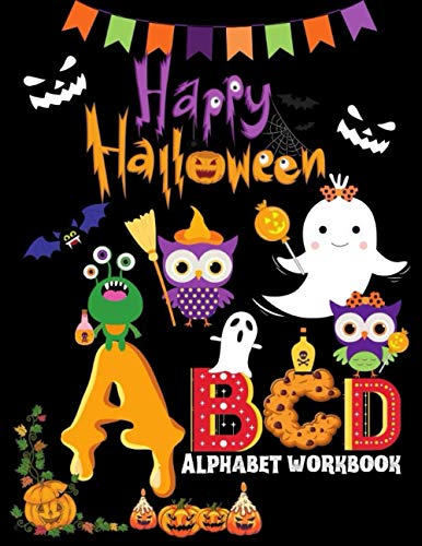 Halloween ABCD Alphabet: A-Z Alphabet tracing workbook practice pen ...