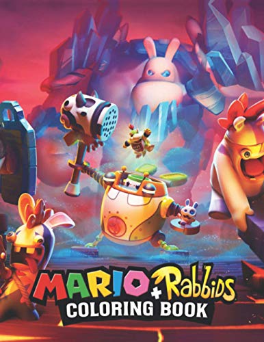 Mario + Rabbids Coloring Book: 55 High Quality Illustrations by Fegan ...