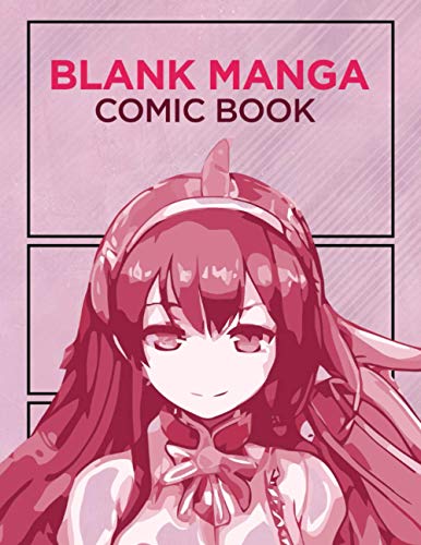 Blank Manga Comic Book Create Your Own Manga And Anime Comics 85x 11 Premium Quality 120 