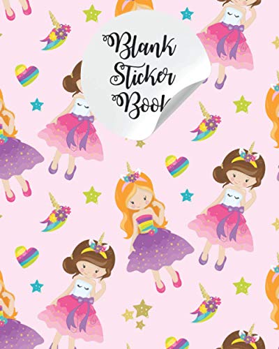 Blank Sticker Book: Cute and Colorful Sticker Book for Boy Collection ...