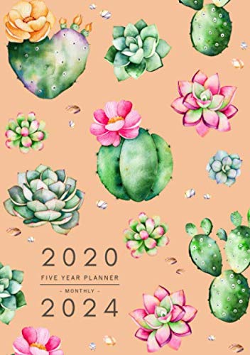 Five Year Planner 2020-2024: A5 Monthly Notebook Organizer Small | 5 ...