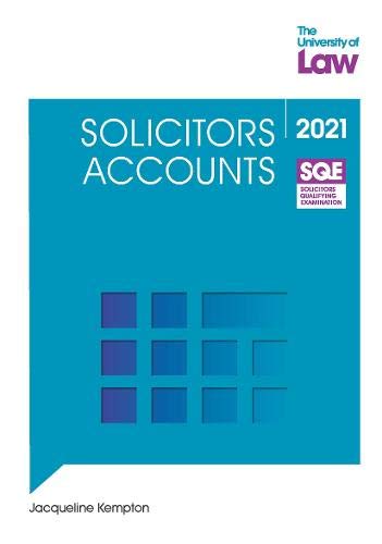 SQE - Solicitors' Accounts (SQE1) by Jacqueline Kempton | Goodreads