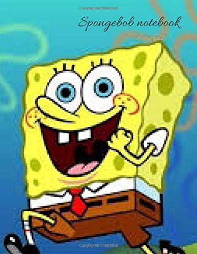 SpongeBob Notebook: Cartoon character cover,Lined Notebook,100 pages by ...