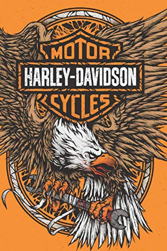 Notebook Harley Davidson Eagle Calendar 2021 Orange Collector Edition ...