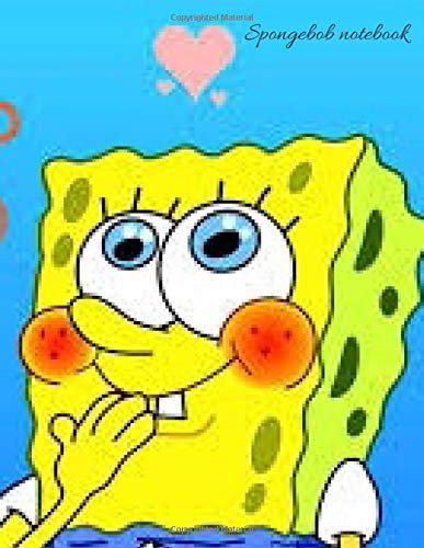 SpongeBob Notebook: Cartoon character cover,Lined Notebook,100 pages by ...
