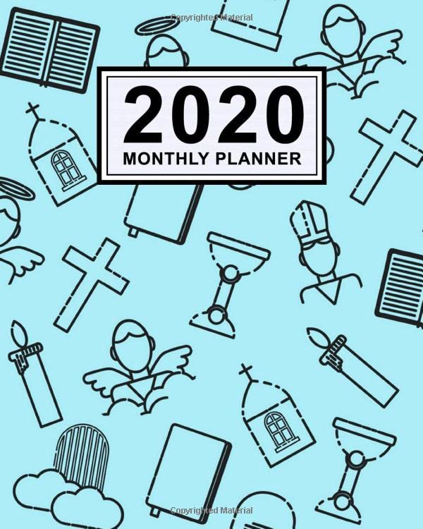 Christian Monthly Planner 2020: Christian 2020 Daily, Weekly & Monthly ...