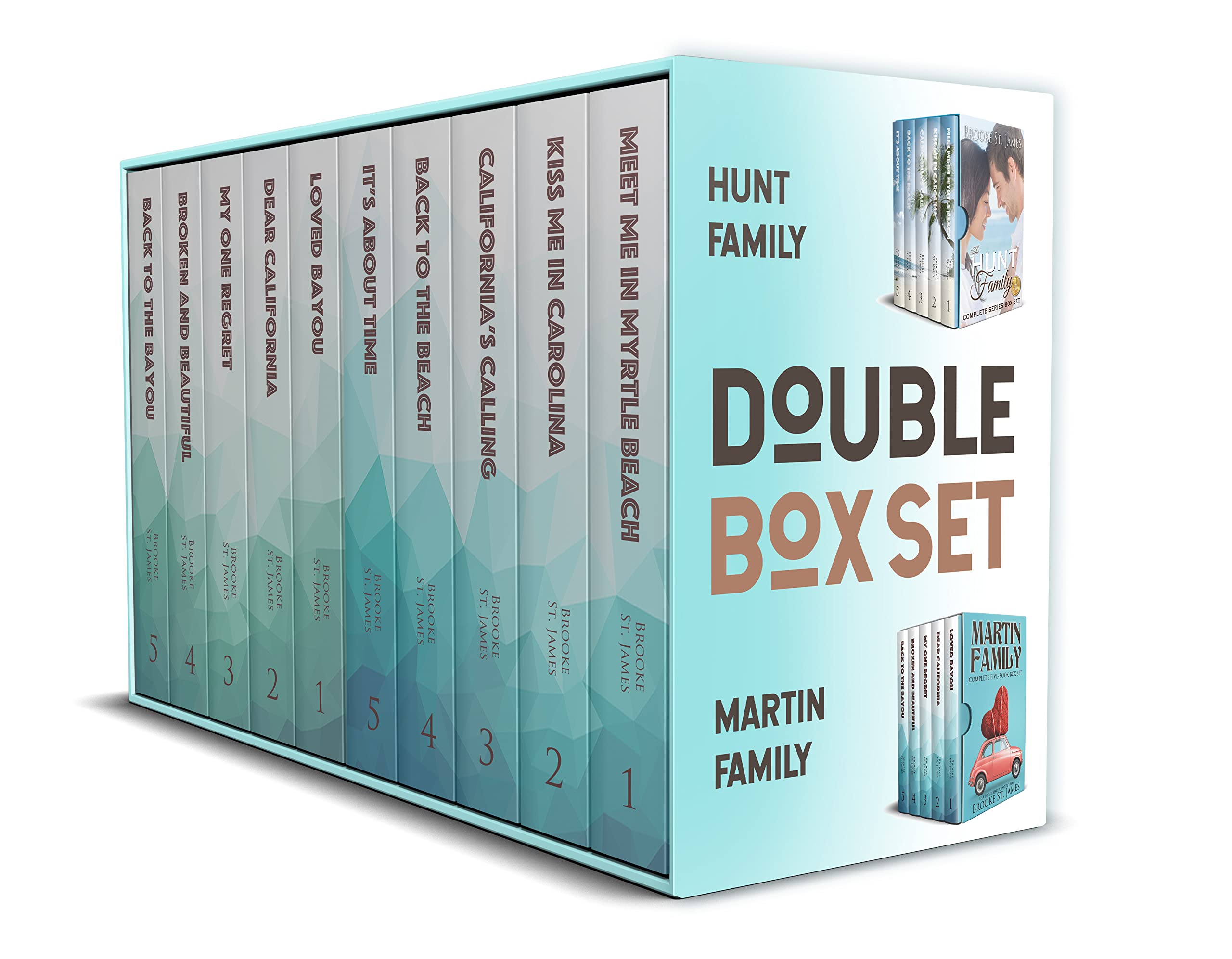 The Hunt Family and Martin Family: Double Box Set by Brooke St. James ...