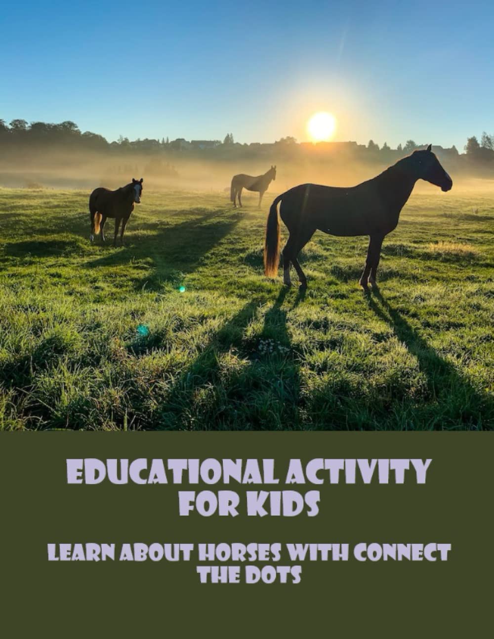 Educational Activity For Kids: Learn About Horses With Connect The Dots ...
