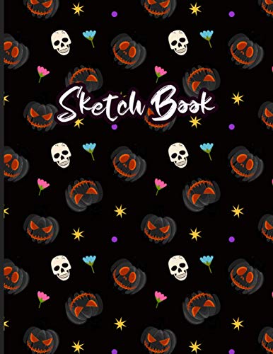 Halloween Sketchbook: Beautiful Sketchbook gift for sketching, drawing ...