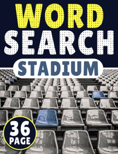 Stadium Word Search: 36 Page Of Word Search Puzzles, More Than 280 ...