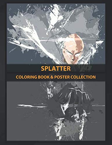 Coloring Book & Poster Collection: Splatter One Punch Man Anime & Manga ...