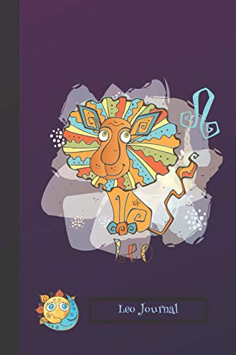 Leo Journal: Planner and Brain Map Diary: Gift Astrology Zodiac Sun ...