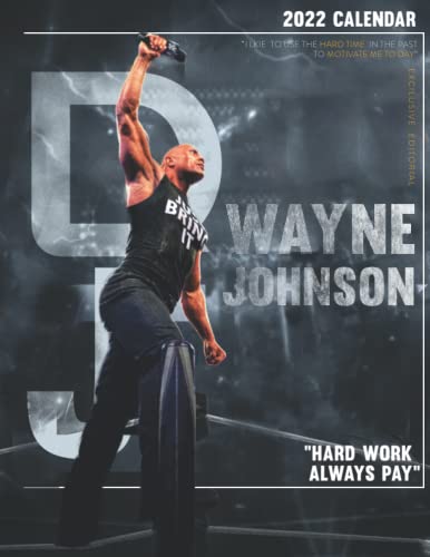 Dwayne Johnson Calendar 2022: Dwayne Johnson 1. OFFICIAL 2022 calendar ...