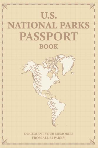 All 63 National Parks Passport Stamp Book: U.S. National Parks ...