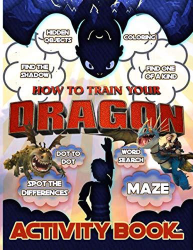 How To Train Your Dragon Activity Book: Impressive Find Shadow ...