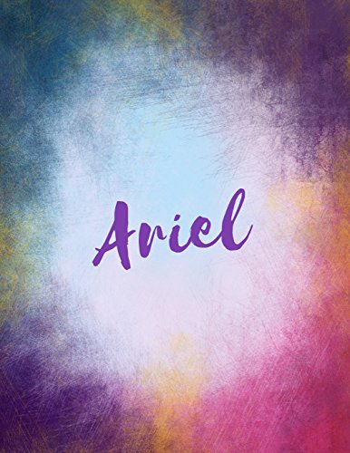 Ariel: Ariel sketchbook journal blank book. Large 8.5 x 11 Attractive ...
