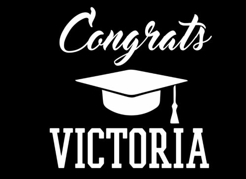 Congrats Victoria: Graduation Cap Guest Signing Book For Party ...
