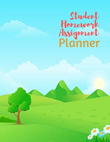 Student Homework Assignment Planner: Weekly Homework Assignment ...