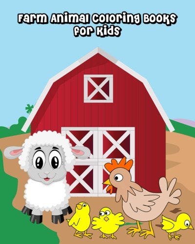 Farm Animal Coloring Books for Kids: Children's Farm Animal Books ...