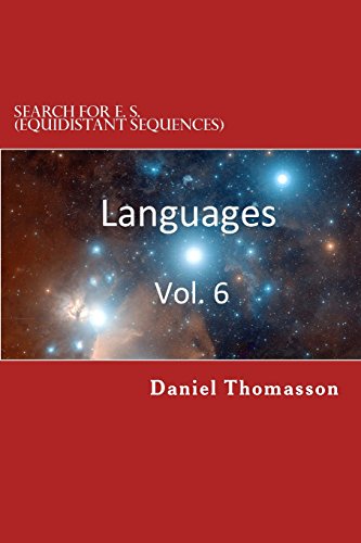 Search For E S Equidistant Sequences Languages Vol 6 By Daniel E Thomasson Goodreads 
