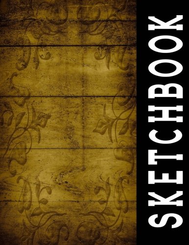 Sketchbook: 8.5 X 11 Vintage Wood Sketch Book Cool Activity Blank ...
