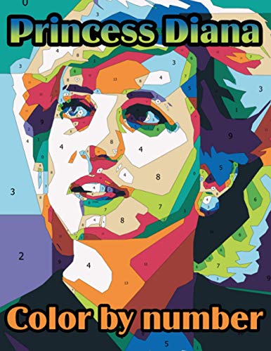 Princess Diana Color by Number: Remembering the People's Princess Diana ...
