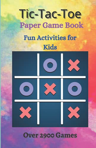 Tic Tac Toe Paper Game Book: Activity Book for Kids and Adults over ...