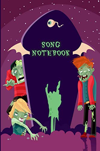 SONG NOTEBOOK: Lyrics Notebook - Journal Gift, 110 Pages, 6x9, Cover ...