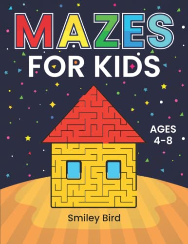 Mazes For Kids: Maze Activity Book for Kids Ages 4-8, Maze Activity ...