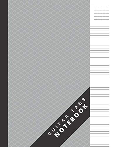 GUITAR TABS NOTEBOOK: Blank guitar tab sheet music notebook by Great ...