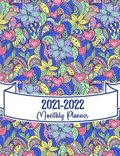 2021-2022 Monthly Planner: Two Year Monthly Planner with Holidays ...