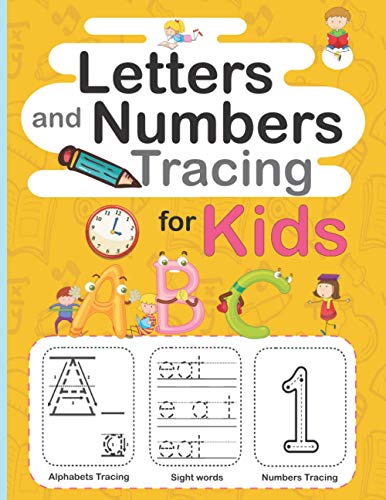 Letters and Numbers Tracing for Kids: Learn to Write Preschool book for ...