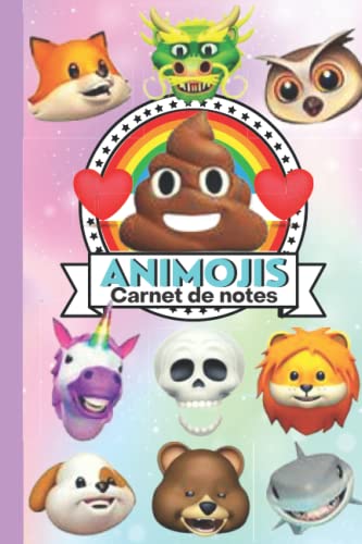 Animojis carnet de notes: cahier ligné - 120 pages - calpin prise de ...