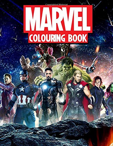 Marvel Colouring Book: Coloring Books for Kids and Adults by Thomas ...