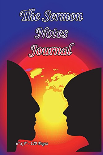 The Sermon Notes Journal. 6" x 9". 120 Pages: Colorful Faces Man Woman ...