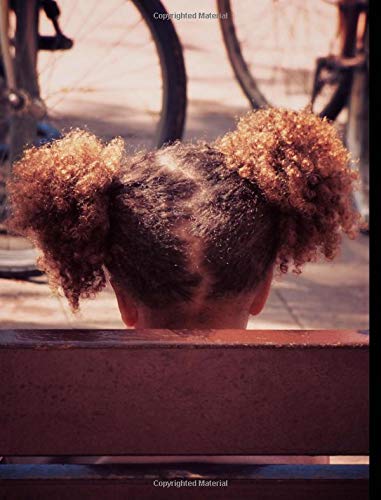 Black Girl Pig Tails Wide Ruled Composition Notebook by SBG Books ...