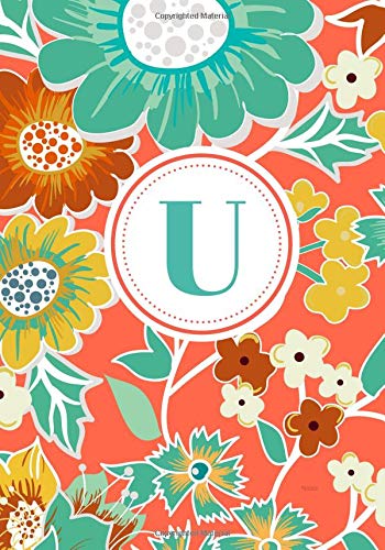 U Notes: Initial Monogram Gift, U- Initial, Cute Monogrammed Journal ...