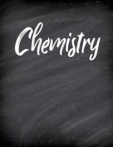 Chemistry: Composition NoteBook with Chalkboard Style on the Cover ...