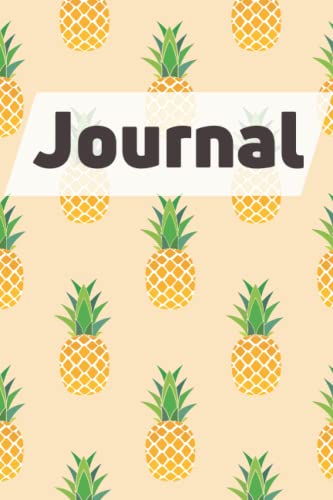Lined Journal Pineapple: Lined Journal Pineapple, Journal with ...