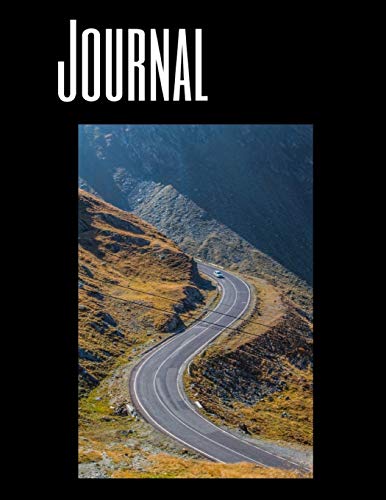 Journal: Scenic Mountain Road Journal 8.5" x 11" 100 pages by Dominica ...