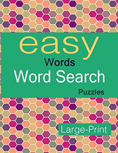 Easy Words Word Search Puzzles: 40 Puzzles Books For adults and Kids by ...